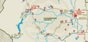 Waterfall Trail Ideas Off The David Thompson Highway
